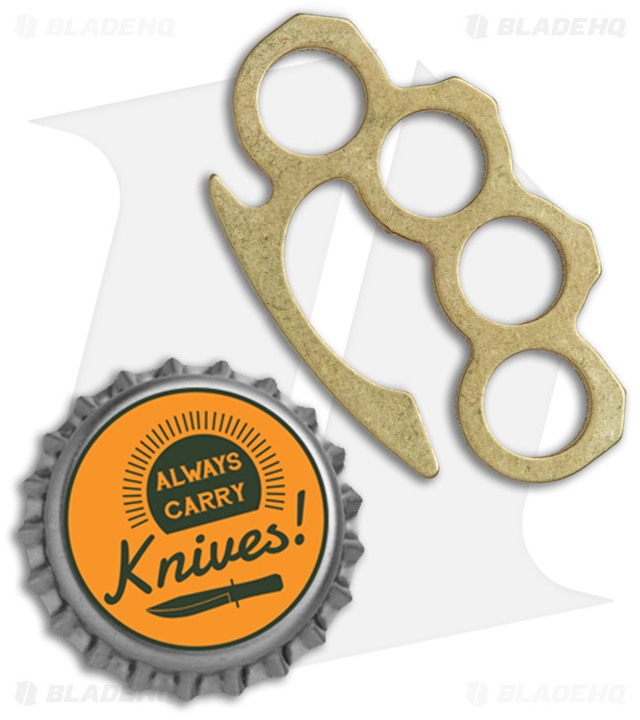 Audacious Concept Knucklip Key Chain Knuckle Clip V1 - Brass - Blade HQ