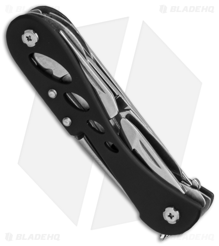 Baladeo Barrow Multi-Tool Knife Black (9-Functions) - Blade HQ