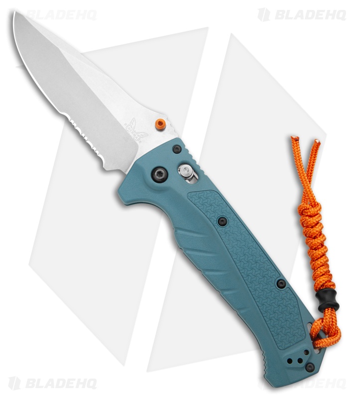 Benchmade Adira AXIS-Lock MagnaCut Knife Depth Blue Grivory