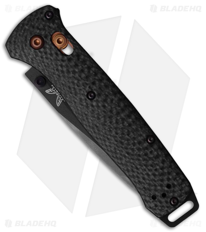 Benchmade Bailout Pocket Knife | Carbon Fiber Copper Hardware