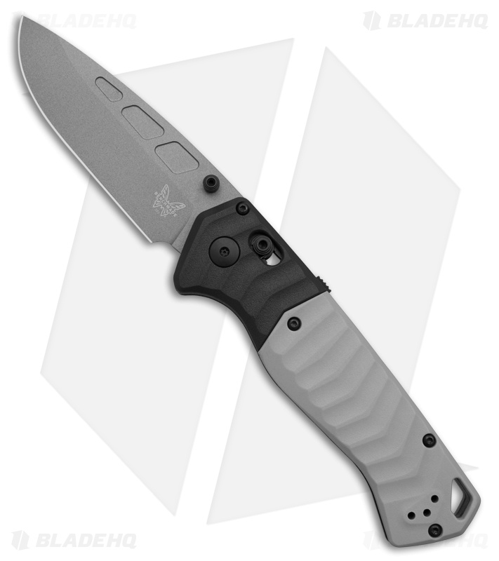 Benchmade PSK Assisted Knife Tempest/Storm Gray Grivory