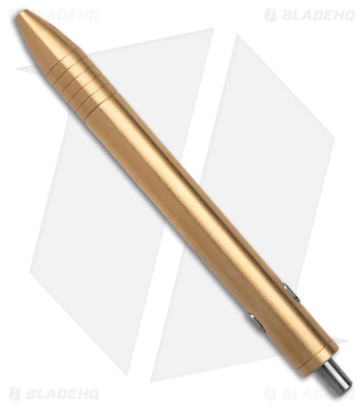 Big Idea Design Mini Dual Side Click Pen - Brass- Blade HQ