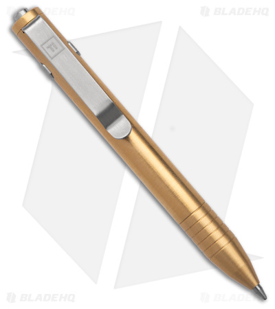 Big Idea Design Mini Dual Side Click Pen - Brass- Blade HQ