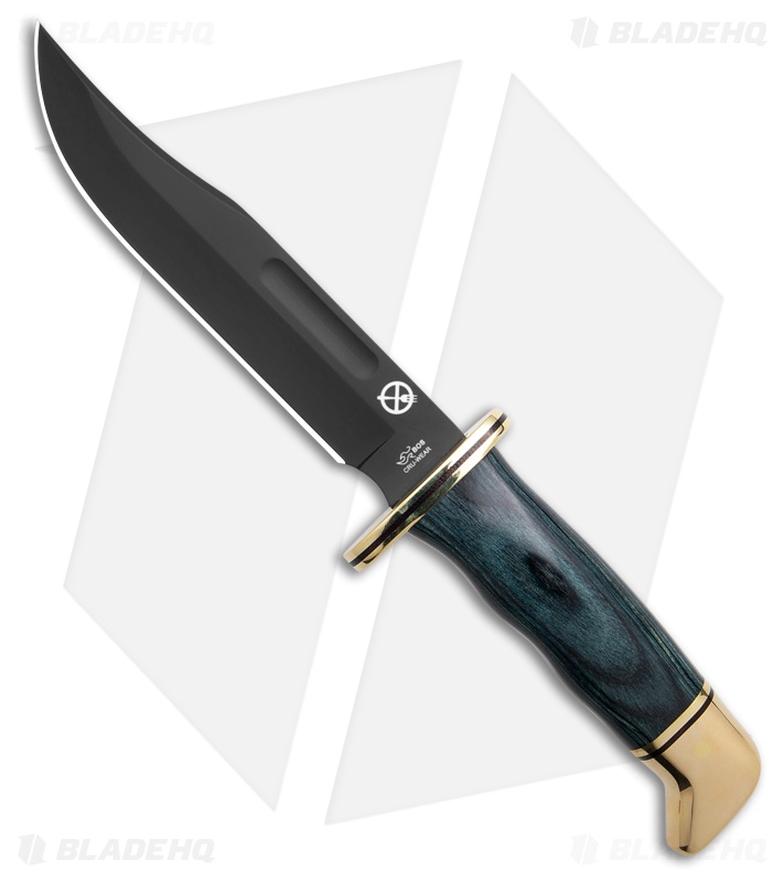 Buck 119 Special Zero Forks Fixed Blade Knife Blue Black