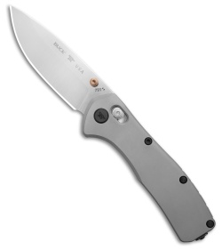 Buck Knives 791 Range Elite Knife Green Aluminum MagnaCut