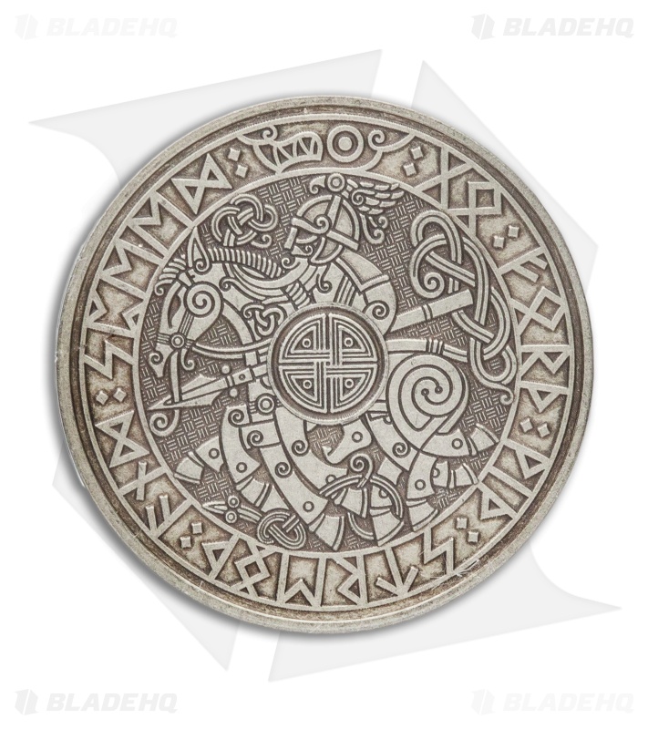 Carpe Diem Viking Coin | Antique Nickel Silver | Blade HQ