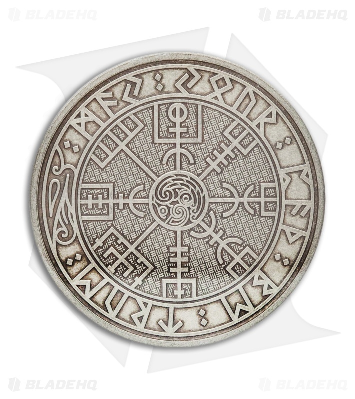 Carpe Diem Viking Coin | Antique Nickel Silver | Blade HQ
