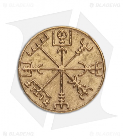 Viking Travel Talisman Token Challenge Coin - Brass - Blade HQ