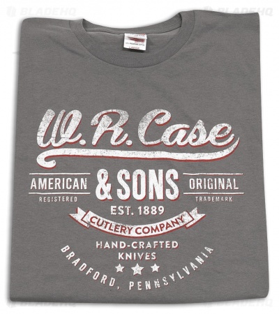 Case Cutlery W.R. Case Short Sleeve T-Shirt Charcoal - Blade HQ