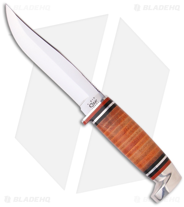 Case Leather Hunter Fixed Blade Knife (365-5 SS) 0385 - Blade HQ