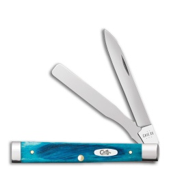 Case Knives Baby Doc Knife Sawcut Jig Caribbean Blue Bone