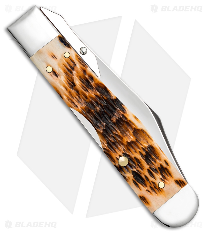 Case Knives Cheetah Cub Knife 3.5" Amber Bone 611 1/2L SS