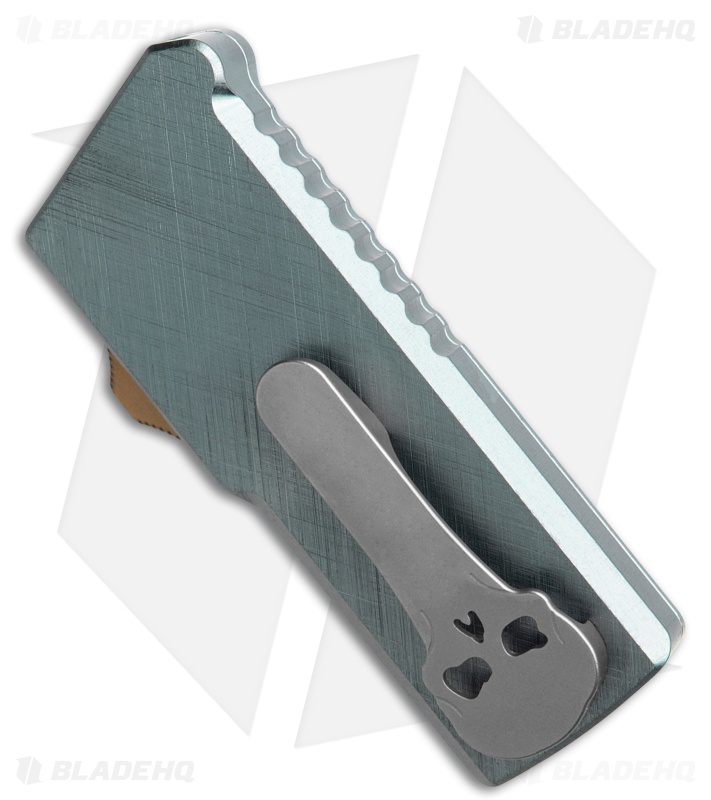 Chaves C.H.U.B OTF Utility Knife | Blue Steel Cross Hatch