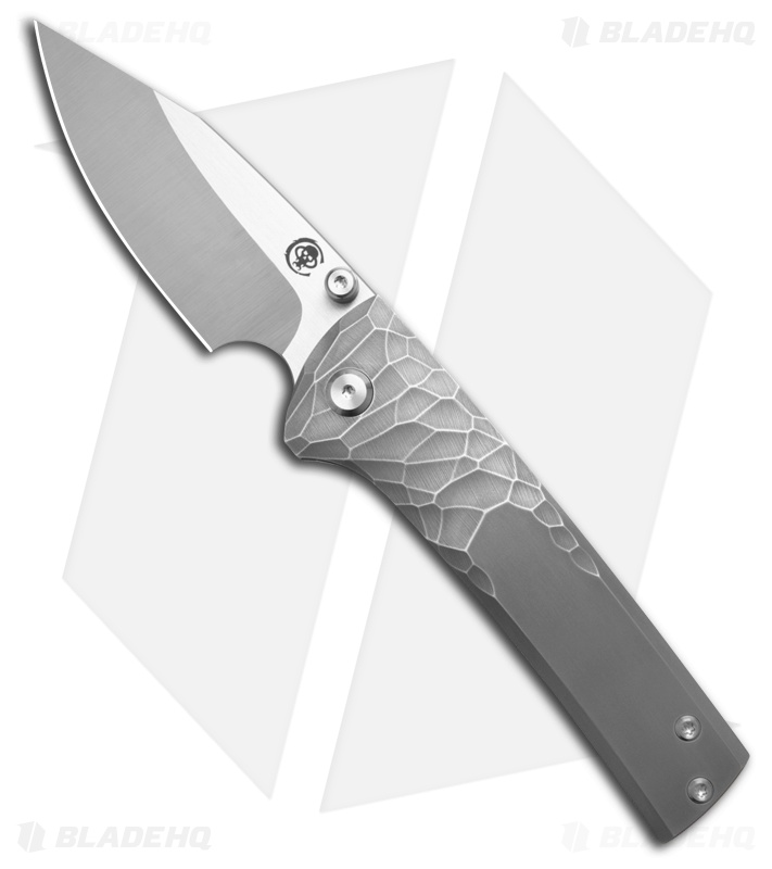 Chaves Knives Scapegoat Street Knife Half Rocked Titanium