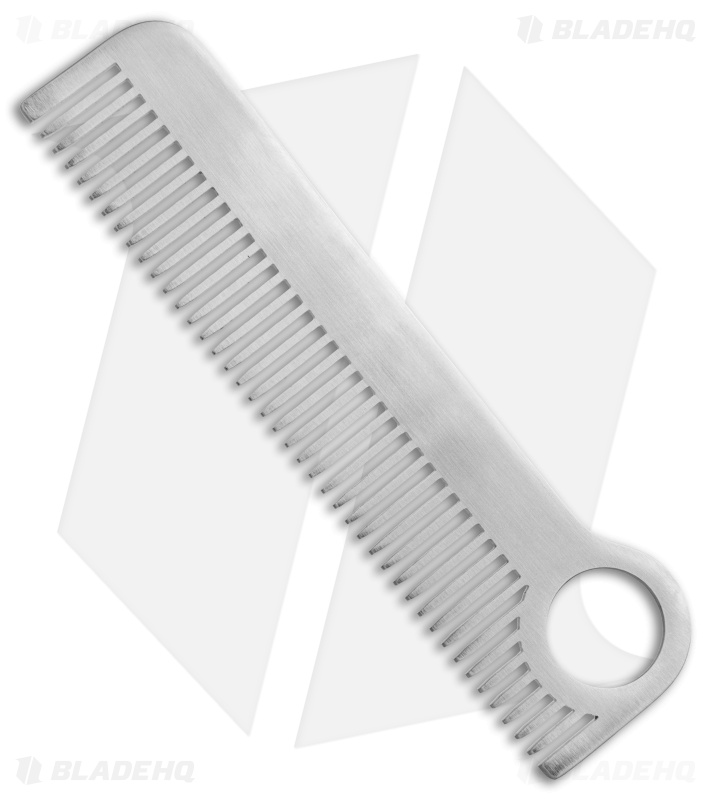 Chicago Comb Co. Model 1 Stainless Steel Comb - Matte - Blade HQ