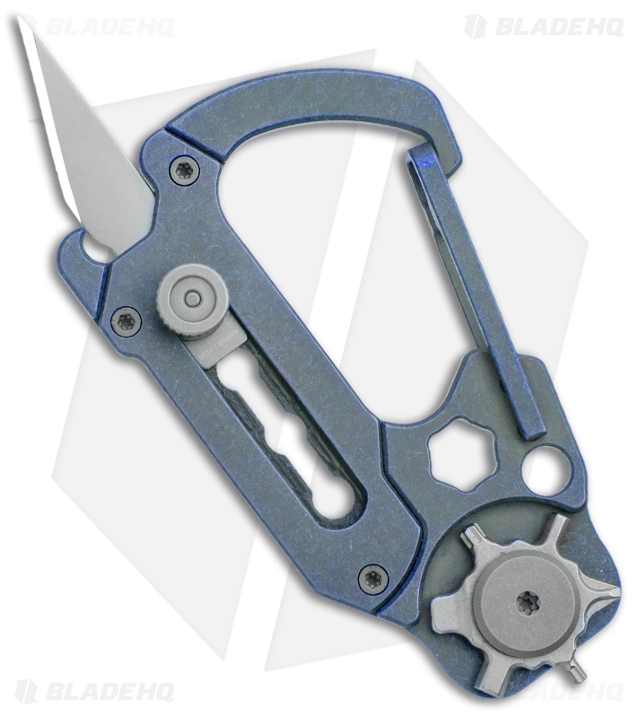 CIVIVI Polymorph | Carabiner Multi-Tool | Blue Titanium - Blade HQ