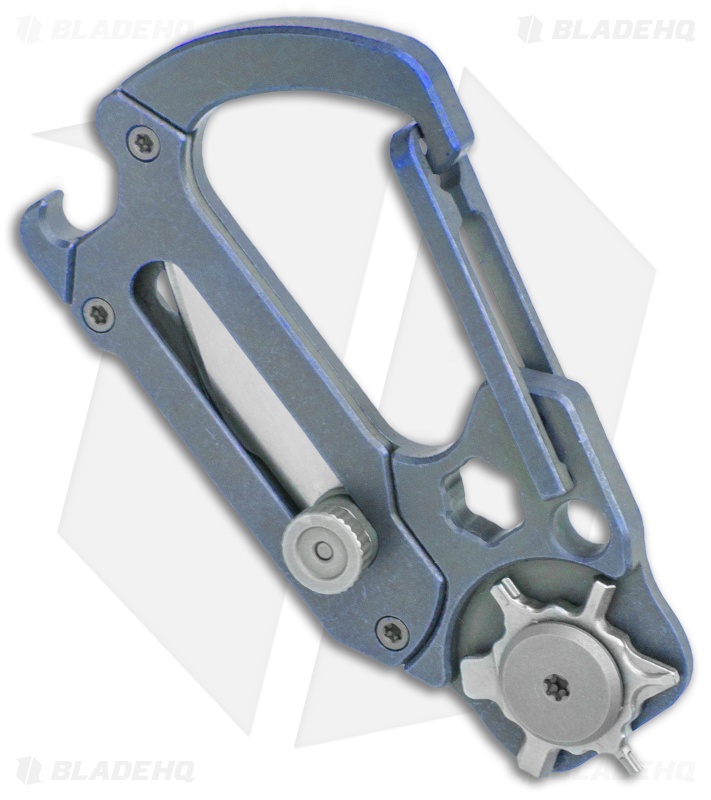 CIVIVI Polymorph | Carabiner Multi-Tool | Blue Titanium - Blade HQ