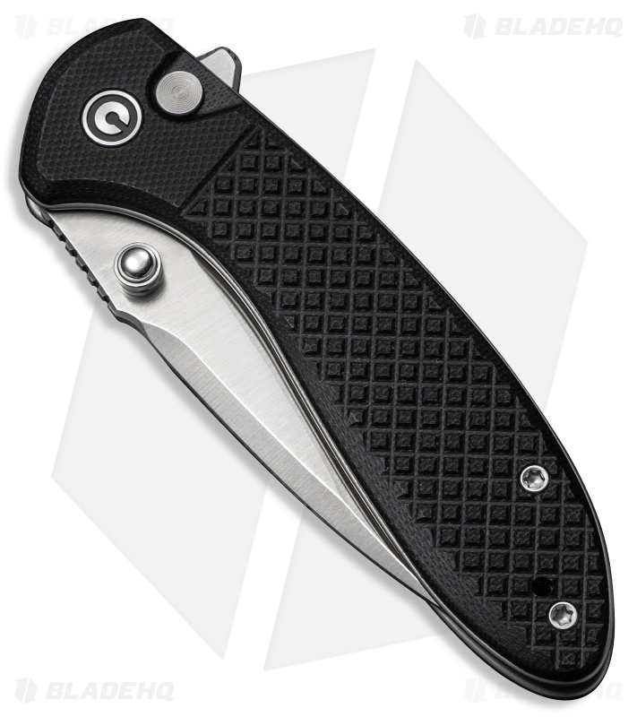 CIVIVI Faeger Knife Milled Black G-10 Satin