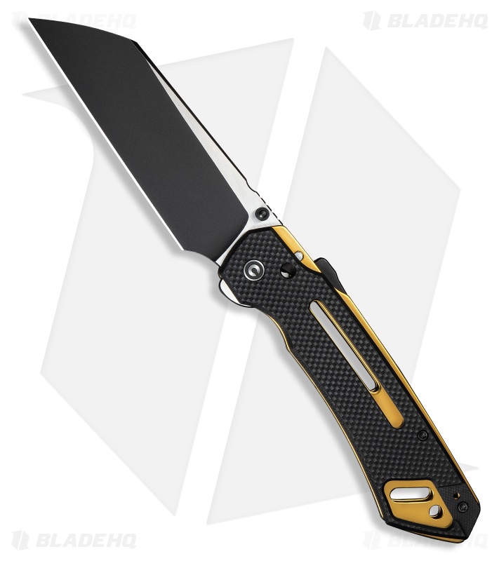 CIVIVI Buster FG Knife Black Coarse G-10 Black SW