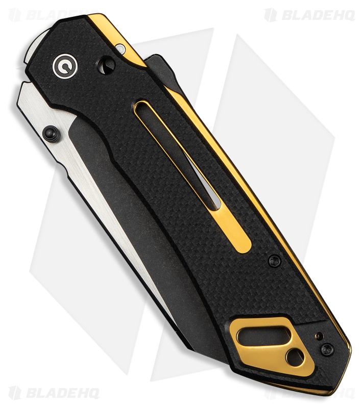 CIVIVI Buster FG Knife Black Coarse G-10 Black SW