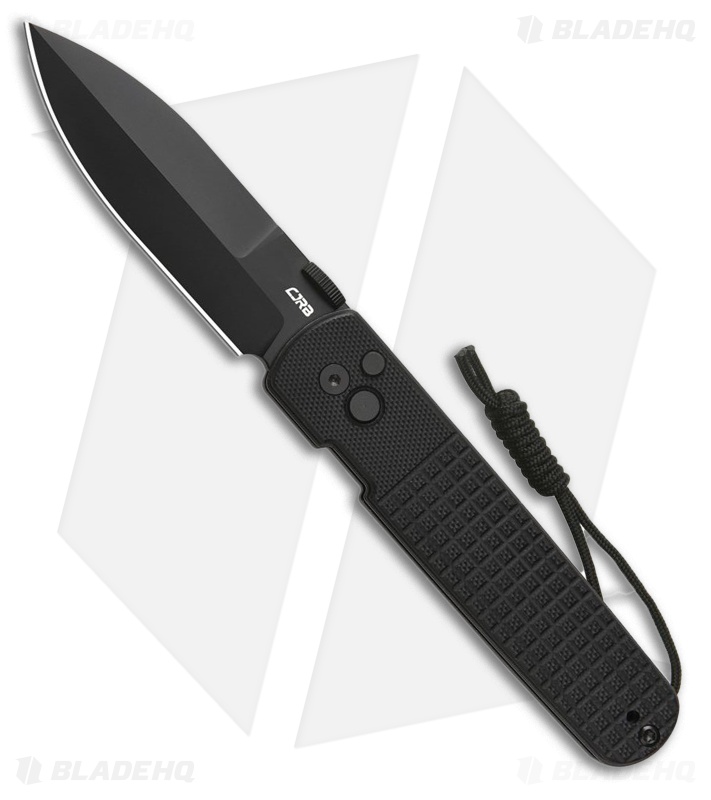 CJRB Locust Black G-10 Spear Point Black AR-RPM9