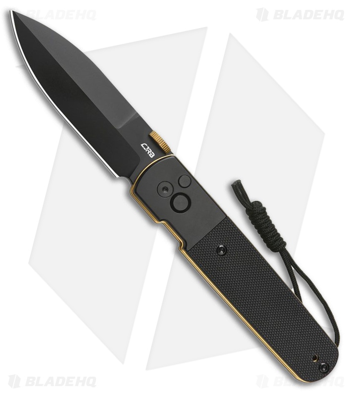 CJRB Locust Black G-10 Spear Point Black AR-RPM9