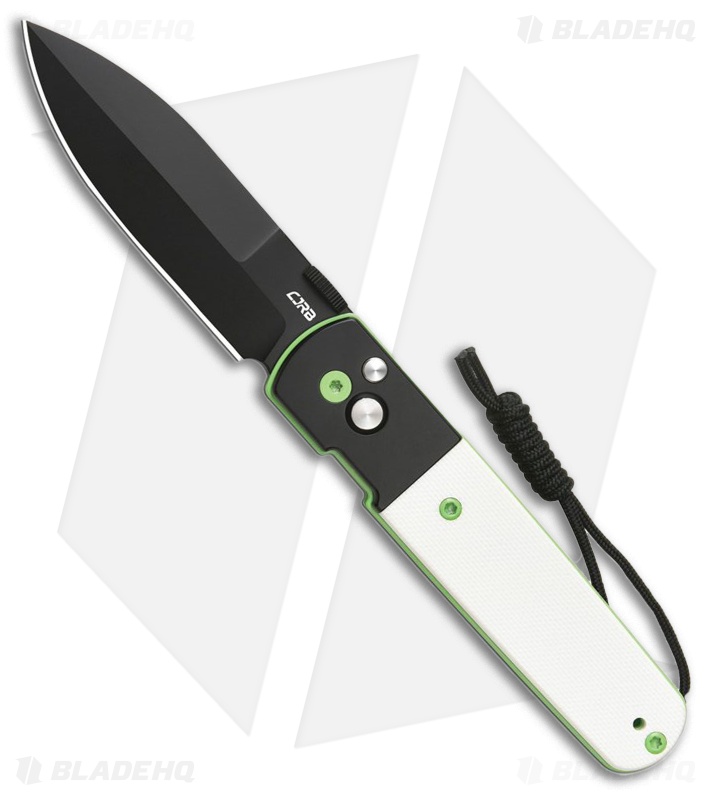 CJRB Locust White G-10 Spear Point Black AR-RPM9