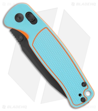 CJRB Shale Crossbar Lock Knife | Blue/Orange G-10 + AR-RPM9