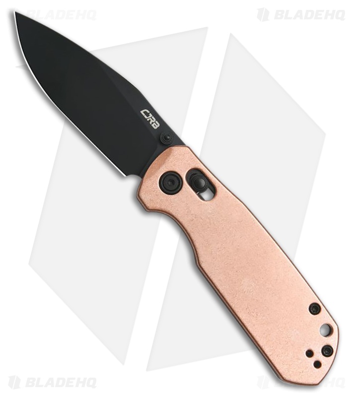 CJRB Maximal Crossbar Lock Knife Copper Black PVD