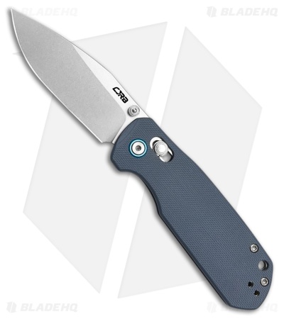 CJRB Maximal Crossbar Lock Knife Blue G-10 Stonewash