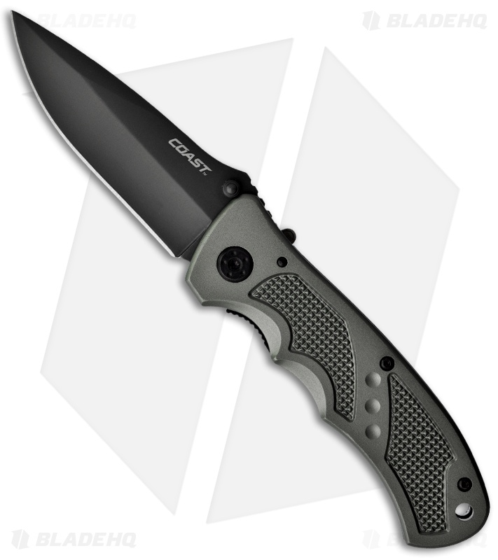 Coast Knives Ghost II Double Lock Liner Lock Knife (3.25" Black) DX315 ...