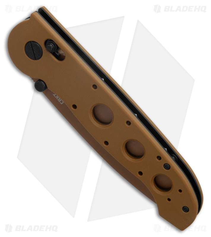 CRKT M16 Crossbar Lock Tan Grivory Tanto Tan D2 Serr