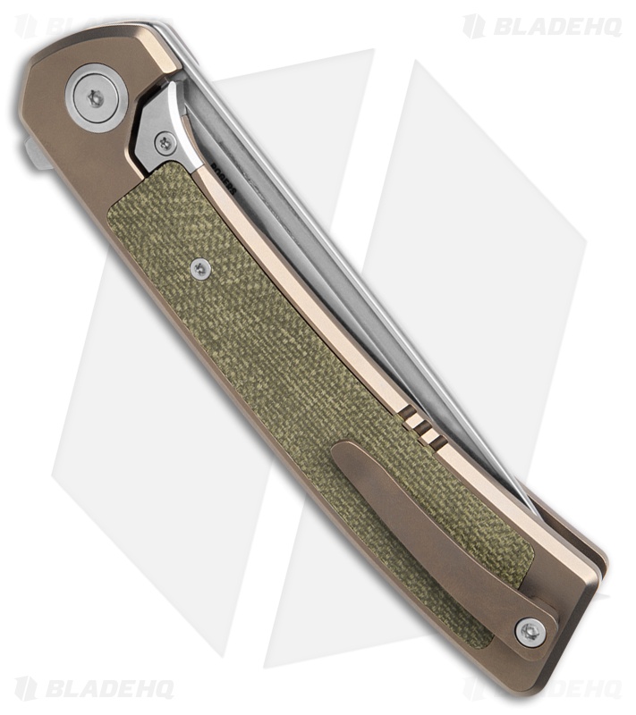 CRKT Q Frame Lock | Bronze Ti/Micarta | Stonewash