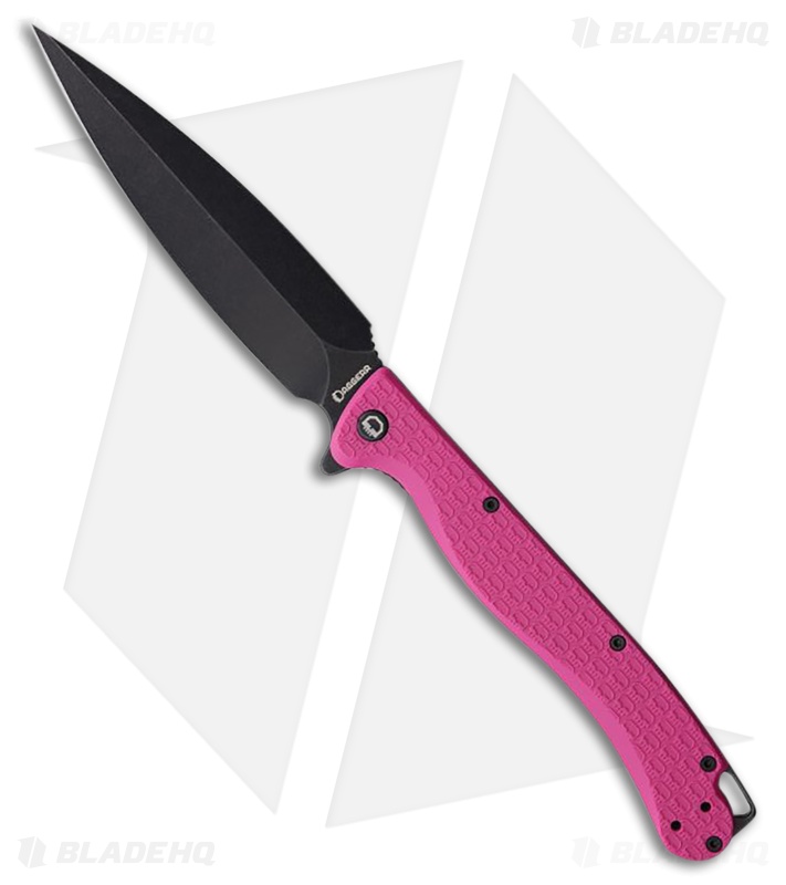 Daggerr Knives Vendetta Knife Pink FRN Black SW