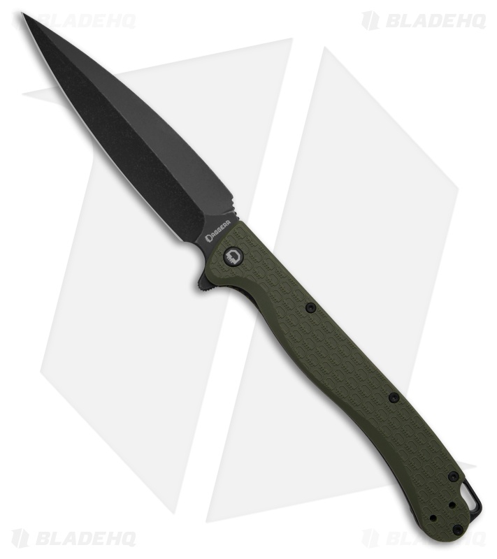 Daggerr Knives Vendetta Olive FRN Dagger Black 8Cr13MoV