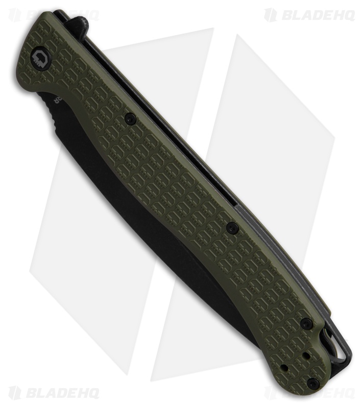 Daggerr Knives Vendetta Olive FRN Dagger Black 8Cr13MoV