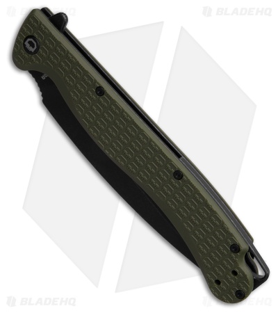 Daggerr Knives Vendetta Olive FRN Dagger Black 8Cr13MoV