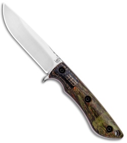 Dark Timber Tavi Fixed Blade Black & Tan Shade/Grn Maple Burl/Red (3.25 ...