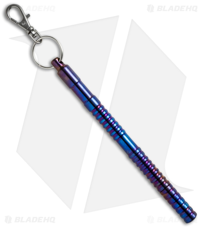 Darrel Ralph Designs DDR Blue/Purple Anodized Titanium Keychain Kubaton ...