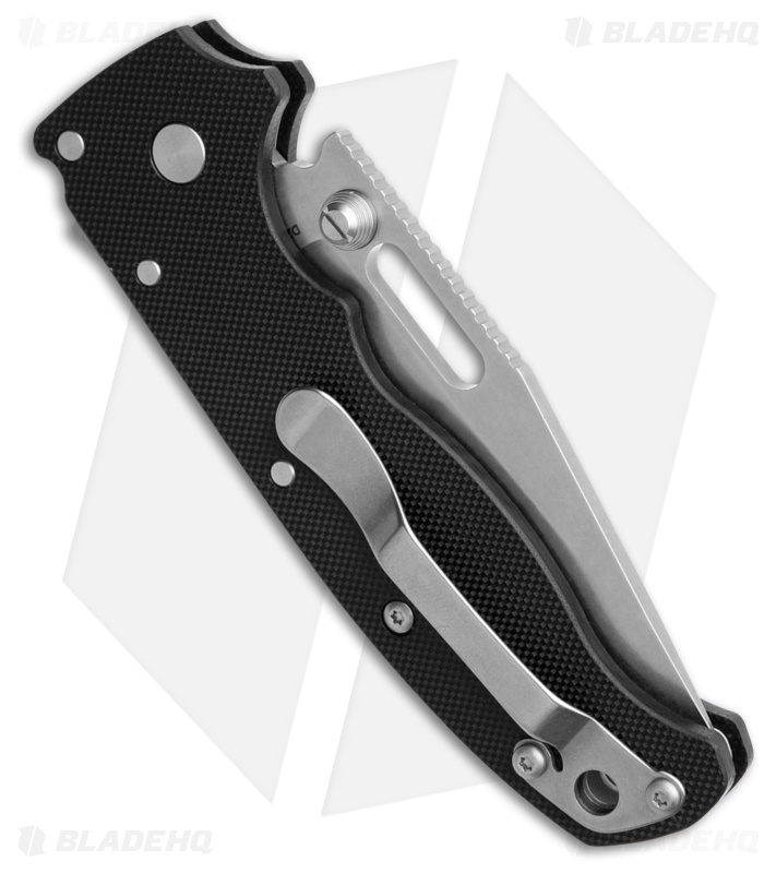 Demko Knives AD20.5 Black Peel Ply G-10 Clip Point SW D2