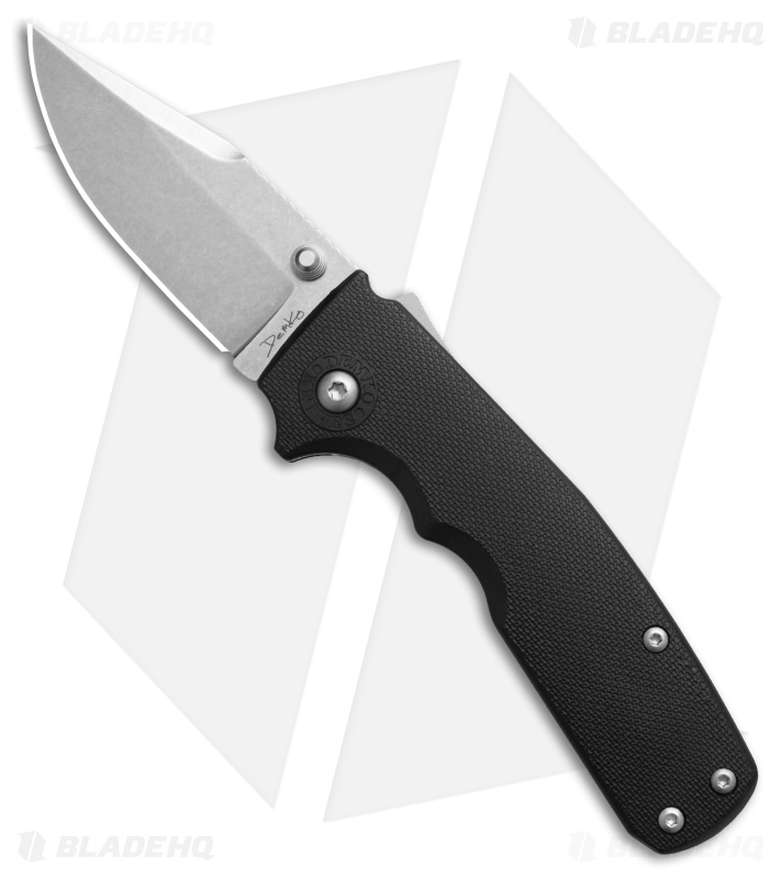 Demko Knives Shark Cub Clip Knife Black Polymer SW