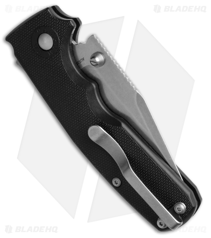 Demko Knives Shark Cub Clip Knife Black Polymer SW