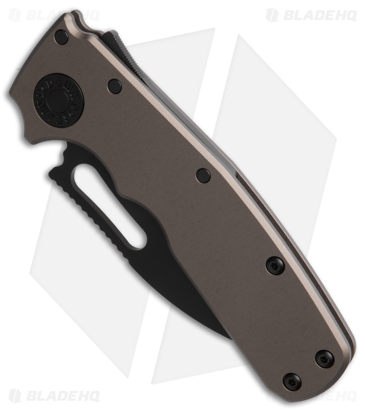 Demko Knives Shark Cub Stealth Knife Gray Aluminum Black