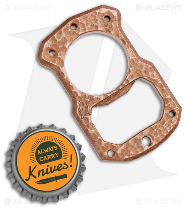 Desert Blade Works CapDuster Copper Knuck Bottle Opener (Hammered ...