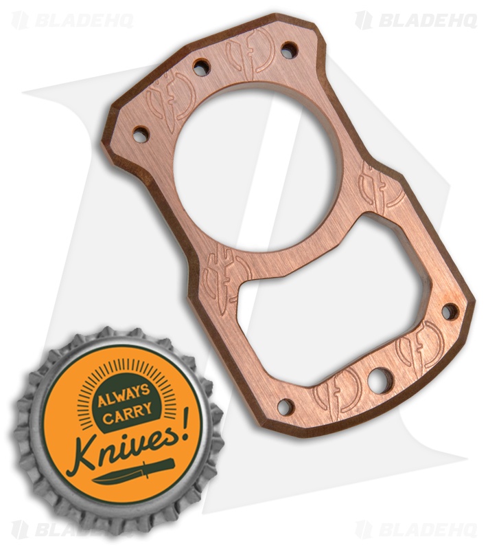 Desert Blade Works CapDuster Copper Knuck Bottle Opener (Logo Stamped ...