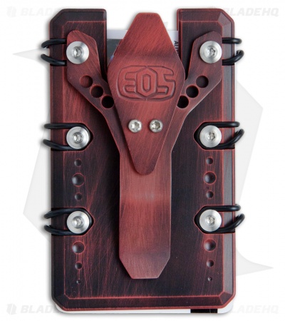 EOS 2.0 Titanium Wallet - Battle Worn Red - Blade HQ