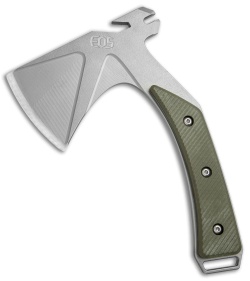 EOS Shorty 7.75" Camping Hatchet Axe OD Green G-10 - Blade HQ
