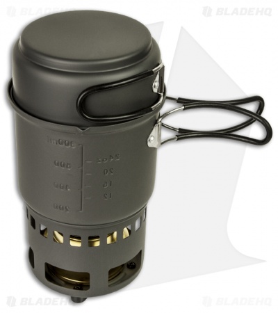 Esbit Trekking 5-Piece Cookset w/ Alcohol Stove (985 mL + 470 mL ...