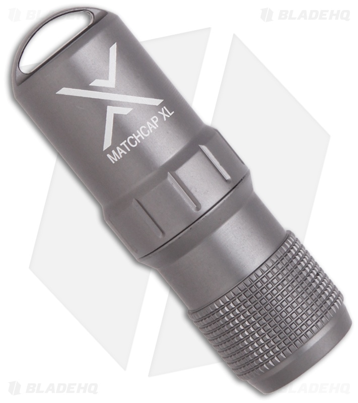 Exotac MATCHCAP XL Survival Matchcase Waterproof Capsule (Gunmetal ...
