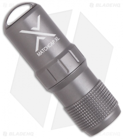 Exotac MATCHCAP XL Survival Matchcase Waterproof Capsule (Gunmetal ...